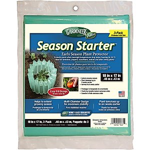 Dalen Gardeneer Season Starter – Early Season Insulated Plant Protector – Cold Weather Frost Guard - Easy Fill Shape for Optimal Planting - 18" x 17" – Made in The USA