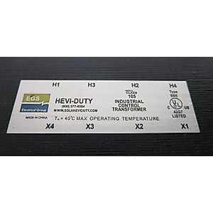 Sola/Hevi-Duty E500TF Sola Hevi-Duty 1-Phase Control Transformer,