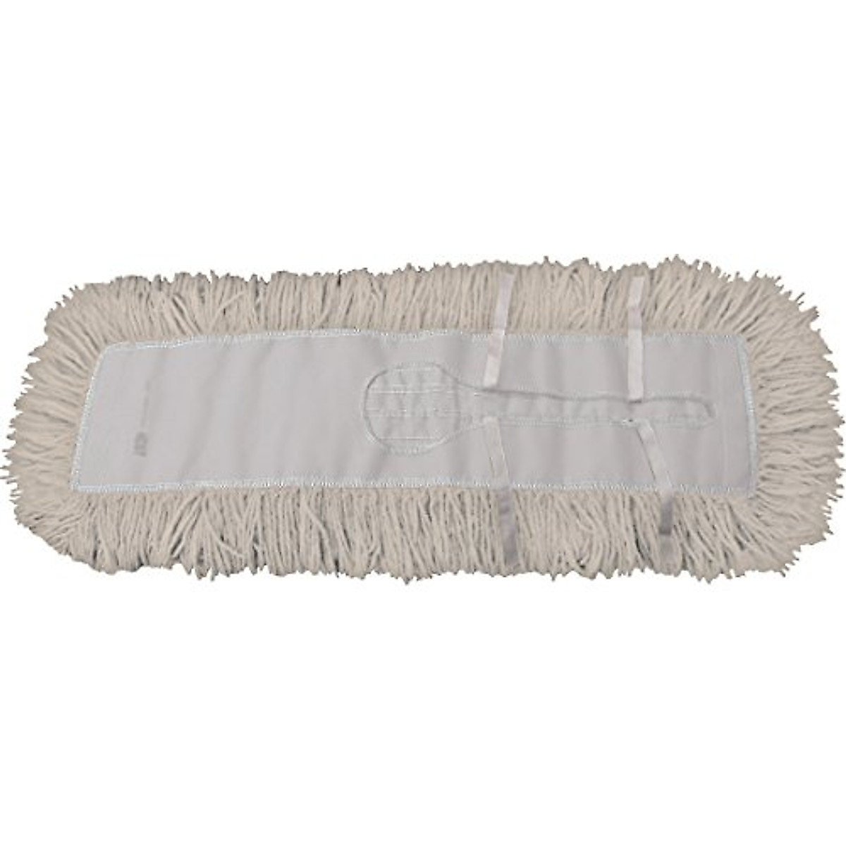 Ultimate Dust Mop Kit: Industrial-Grade Performance, Heavy-Duty Frame, Telescopic Handle - White 24 Inch