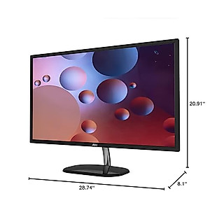 AOC Q32V3S 32" 2560x1440 2K QHD monitor, IPS Panel, 75Hz refresh rate for casual gaming, 103% sRGB Coverage, VESA, HDMI/DP Ports,Black