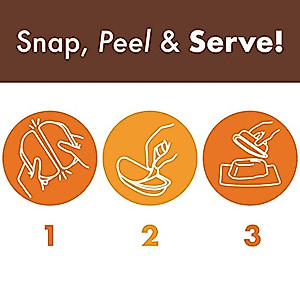 NUTRO Grain Free Natural Wet Cat Food Cuts in Gravy Beef Recipe, Tuna Recipe, and Chicken Recipe Variety Pack, (24) 2.64 oz. PERFECT PORTIONS Twin-Pack Trays