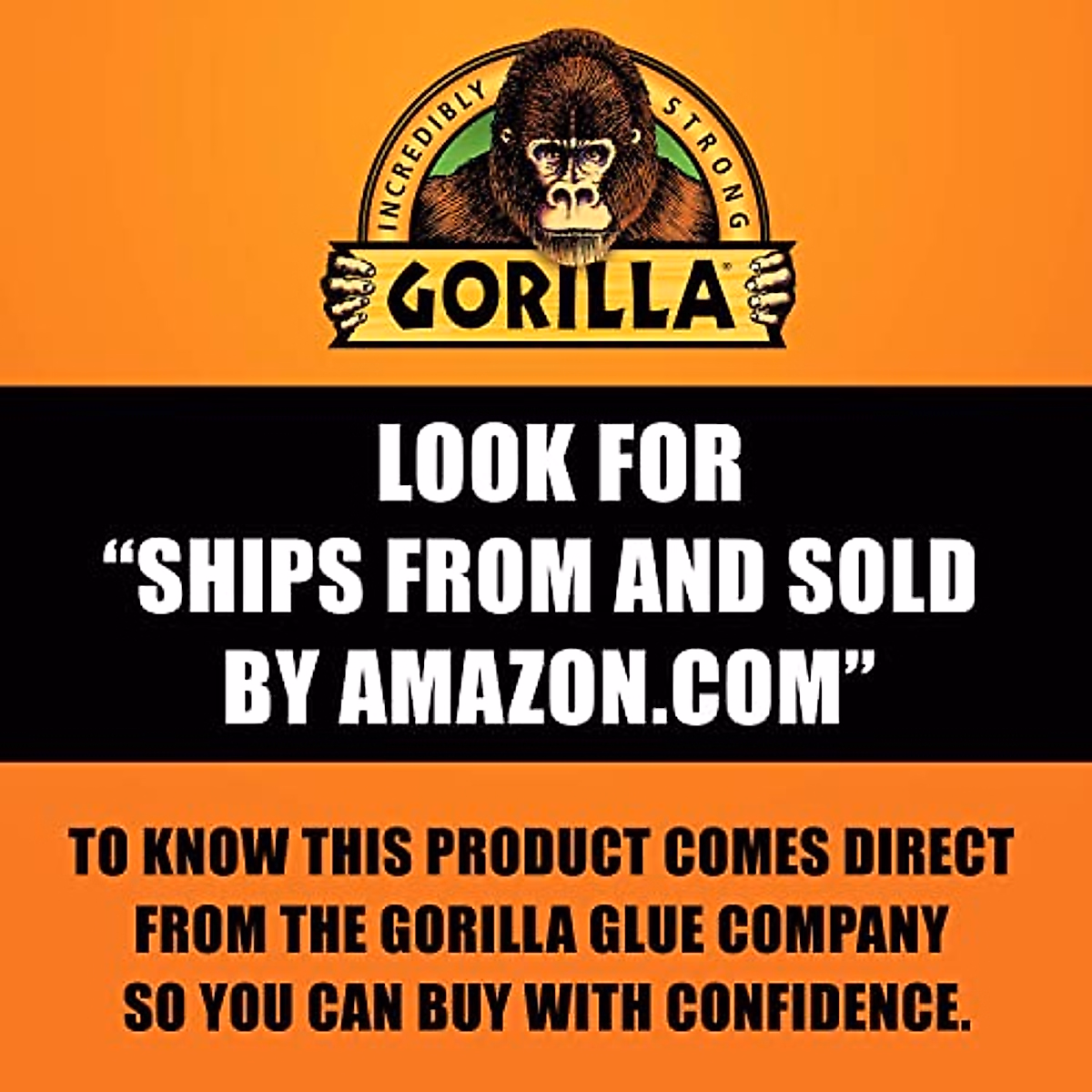 Gorilla Tough & Clear Double Sided Adhesive Mounting Tape, Extra Large, 1" x 150", Clear, (Pack of 1)