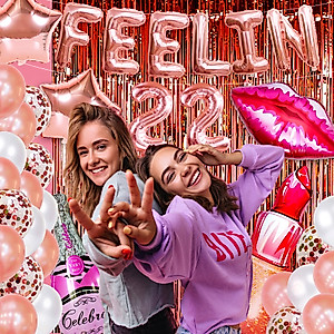 22 Birthday Decorations For Women 22nd Birthday Decorations For Women Girls Feelin 22 Balloons Feelin 22 Banner 22nd Birthday Supplies 22nd Birthday Balloons 22 Birthday Party Supplies Favors