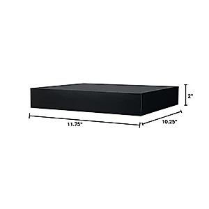 Ikea Lack Wall Shelf, 11-3/4", Black