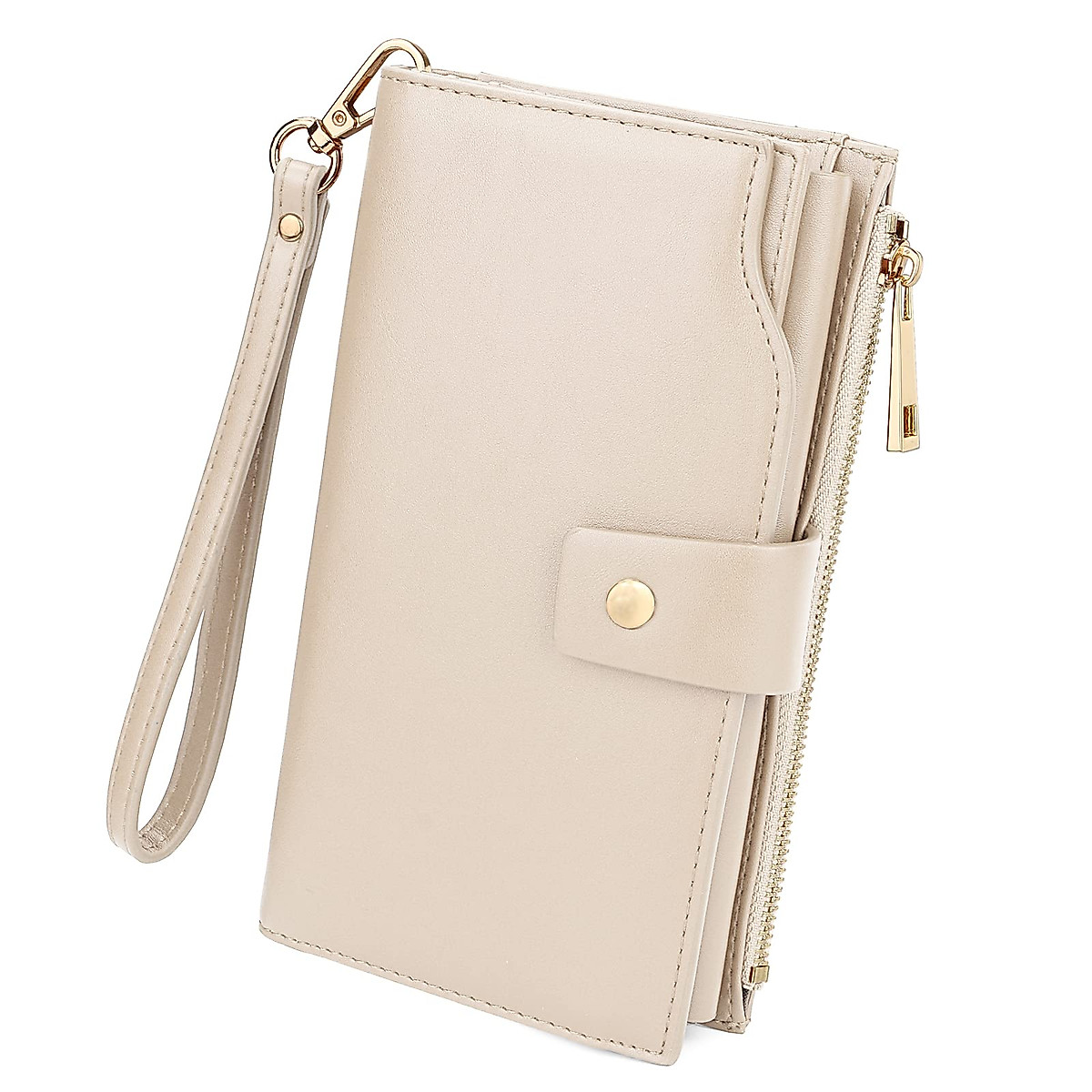 Uromee Wallet Women Vegan Leather RFID Blocking Large Ladies Wristlet Purse Card Holder Organizer Clutch