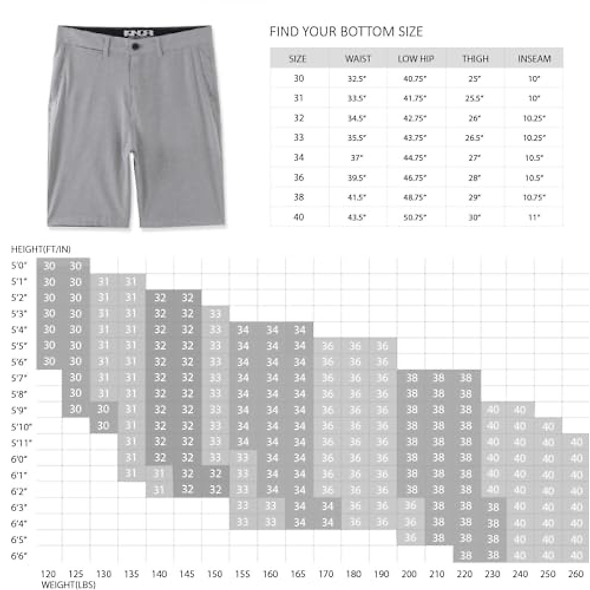 KNQR Mens Performance Quick Dry 4way Stretch Regular Fit All-Terrain Active Training Hybrid Shorts Mint Green 33