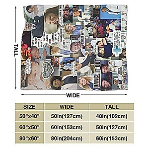 Ultra-Soft Micro Fleece Blanket Microfiber Blanket, Luxury Blanket for Bedding Sofa and Travel 60"x 50"