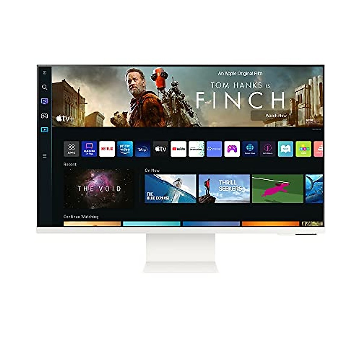 SAMSUNG 32" M80B 4K UHD HDR Smart Computer Monitor Screen with Streaming TV, SlimFit Camera Included, Wireless Remote PC Access, Alexa Built-In, LS32BM805UNXGO, White