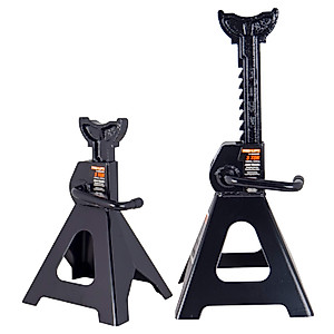 Pro-Lift G-4630JSCB 3 Ton Heavy Duty Floor Jack/Jack Stands and Creeper Combo - Great for Service Garage Home Uses - Black