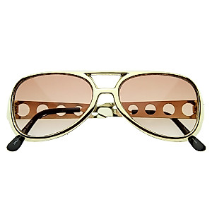 zeroUV Classic TCB Elvis Celebrity Style Aviator Sunglasses