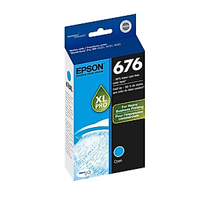 Epson T676XL220 DURABrite Ultra 676XL Cyan Ink Cartridge
