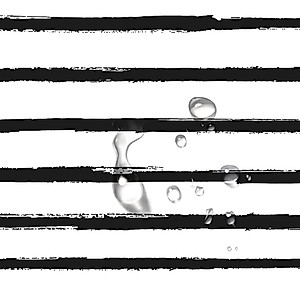 Self Adhesive Straight Lines Shelf Liner Contact Paper Striped Peel and Stick Wallpaper for Bedroom Kitchen Bathroom Walls Cabinets Dresser Drawer Liner Arts Crafts Decal 17.7X117 Inches