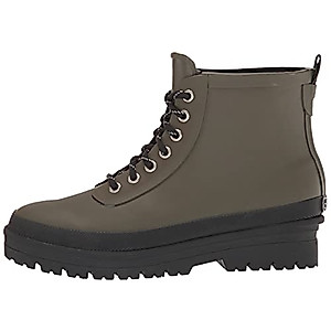 Chooka Mens Redmond Waterproof Hiker Rain Boot, Olive, 7 US
