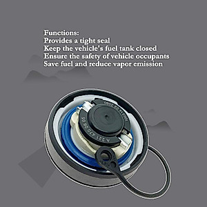Fuel Tank Gas Cap Assembly Fits Mercedes-Benz C230 C240 C250 C280 C300 C32 C320 C350 C55 C63 CL550 CL600 CL63 CL65 Replace 2214700605 221-470-06-05 221 470 06 05
