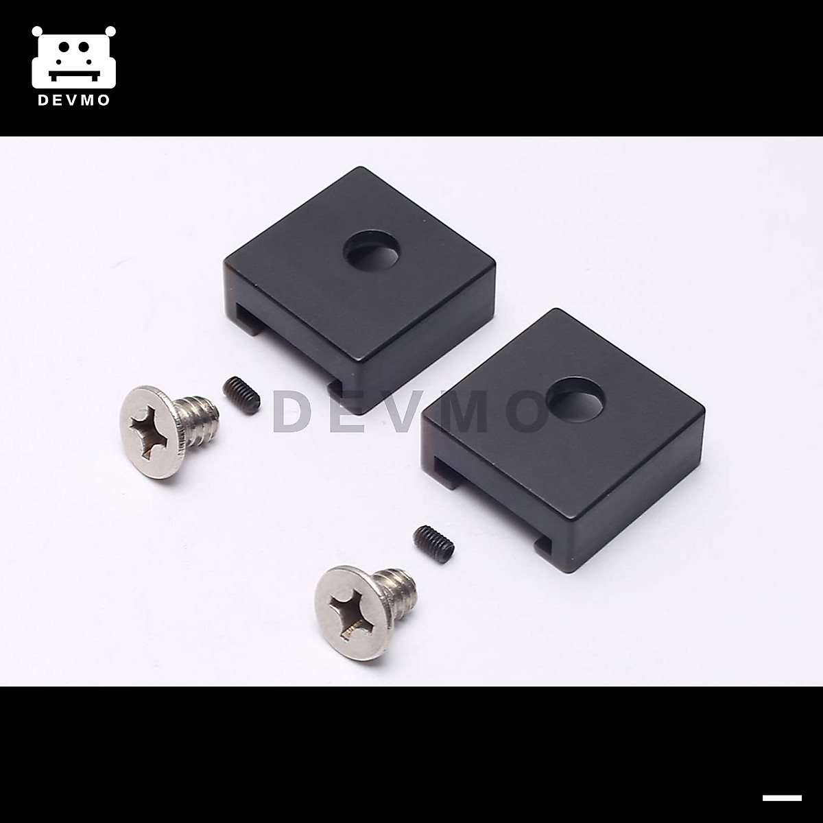 DEVMO Cold Shoe Mount Adapter Bracket Hot Shoe with 1/4" Thread for DSLR Rig Cage Plate Video Light Camera Cage Flash LED Moniter