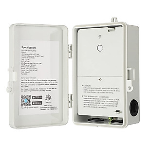 DEWENWILS Pool Timer, WiFi Timer Switch, Heavy Duty 40A 120-277 VAC 2HP, Compatible with Smart Phone, Alexa, Google Assistant, ETL Listed Milky