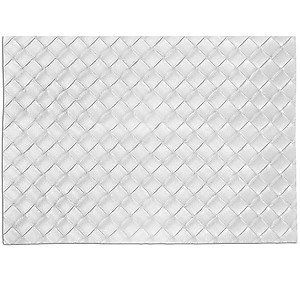 VViViD Artifical Marine Leather Embossed Lattice Weave Vinyl (White, 5ft x 54”)