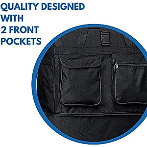 Homiegear Expandable Rolling Wheeled Duffle Bag Spinner Suitcase Luggage - 6 Wheels (36 Inch)