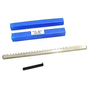HSS 6mm C1 Push-Type Keyway Broach Metric Size HSS Keyway + Shim Cutting Tool for CNC Router Metalworking