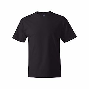 Hanes 6.1 oz. Beefy-T Tall, LT, BLACK