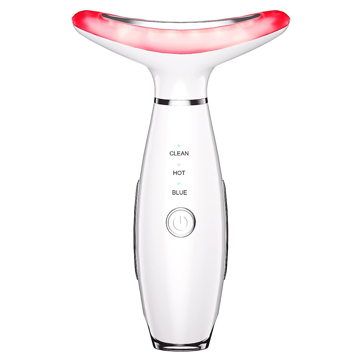 3-in-1 Beauty Massager for Face and Neck, Based on Triple Action LED, Thermal, and Vibration Technologies for Skin Care,Improve,Firm,Tightening and Smooth
