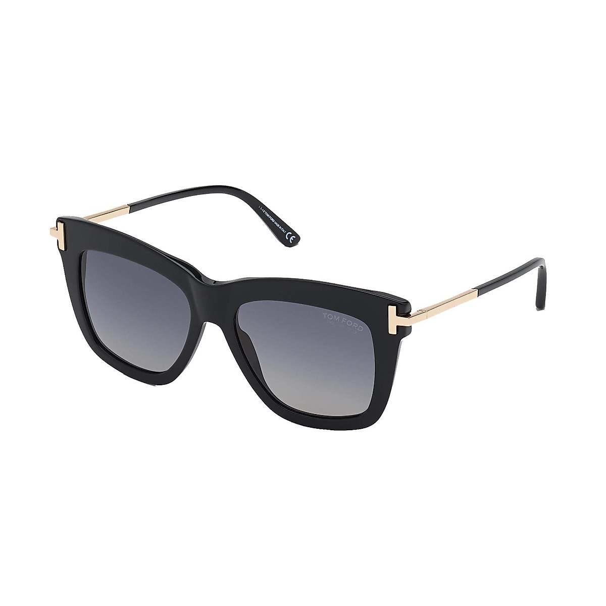 Tom Ford DASHA FT 0822 Shiny Black/Grey 52/16/140 women Sunglasses