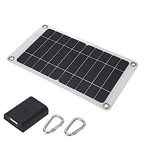 7.5W 5V USB Solar Panel Charger High Efficiency and Stable Portable Outdoor Monocrystalline Solar Panel Power Supply for Outdoors