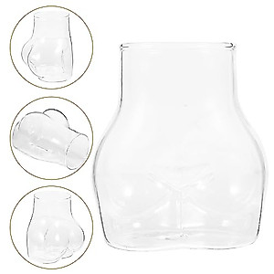 Creative Body Shape Wine Glasses Butt Cocktail Glass Cup Goblet Drink Glasses Novelty Party Shot Glass for Bar Hen Bachelor Birthday Party Decoration