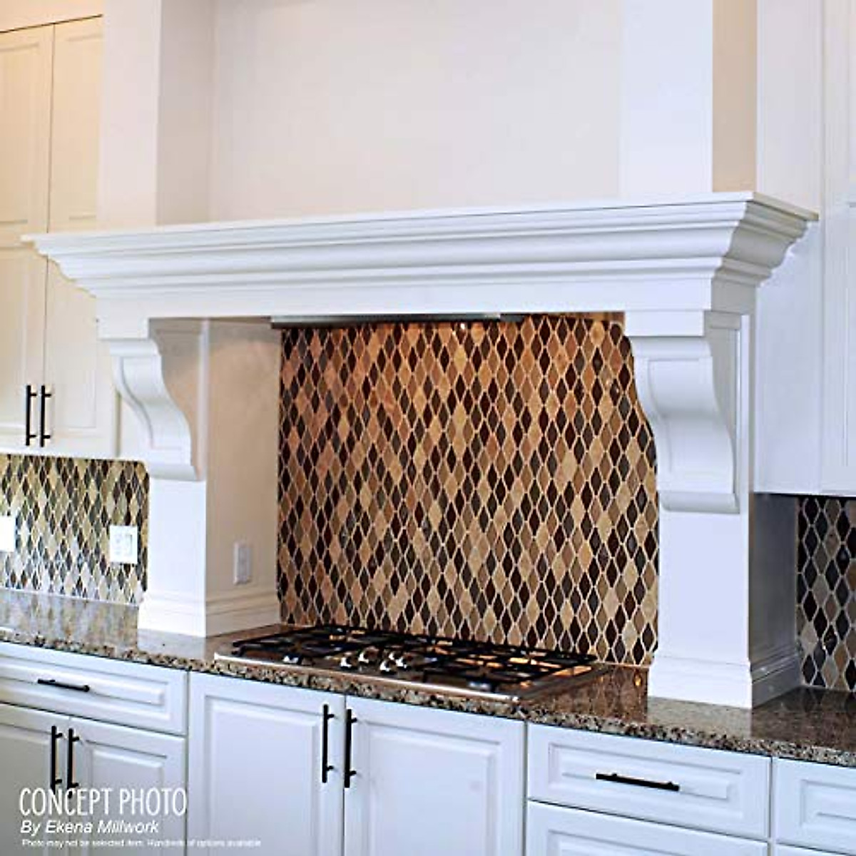 Ekena Millwork BKT05X04X10WG 5 1/4-Inch W x 4 1/2-Inch D x 10-Inch H Wigan Bracket