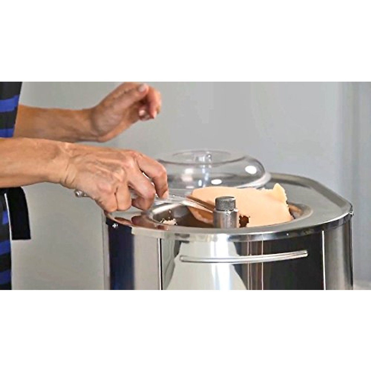 Lello 4080 Musso Lussino 1.5-Quart Ice Cream Maker, Stainless - 110/120V 60 HZ