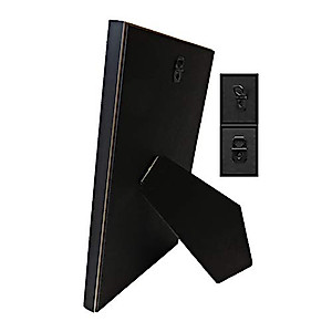 DEXSA Sisters Wood Plaque - Made in the USA - 6x9 - Classy Frame Wall & Tabletop Decoration | Easel & Hanging Hook | Side by Side or Miles Apart, Sisters Will Always be Connected by Their Heart