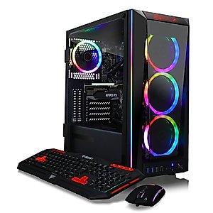 CLX Set TGMSETRTH0B11BM Gaming Desktop - Liquid Cooled AMD Ryzen 9 5950X 3.4GHz 16-Core Processor, 32GB DDR4 Memory, GeForce RTX 3080 10GB GDDR6X Graphics, 480GB SSD, 3TB HDD, WiFi, Windows 11 Home