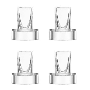 Begical 4 Pc Duckbill Valves Compatible with Momcozy/Tsrete/Padram/Loveoflive/Omfmf Wearable Breastpumps Replace Valves. Replace Momcozy Pump Parts/Accessories. Use with Breast Pumps S9|S10|S12 Clear