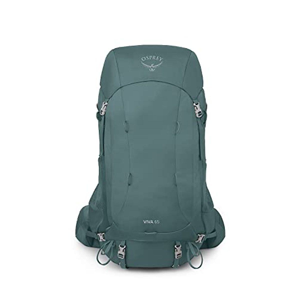 Osprey Viva 65L Women's Backpacking Backpack, Succulent Green, One Size, Extended Fit