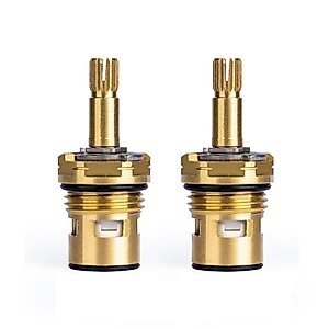 2 Packs Faucet Cartridge Compatible with American Standard 994053-0070A Bath & Kitchen Faucet Replacement Valve Cartridge, Brass