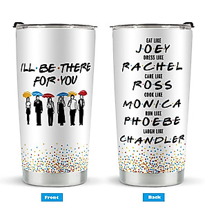 LONGXIN Stainless Steel Tumblers - 20oz Friends Gifts for Women, Perfect for Birthdays, Anniversaries, and Christmas