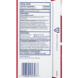 Wet Ones Antibacterial Singles, 24 ct