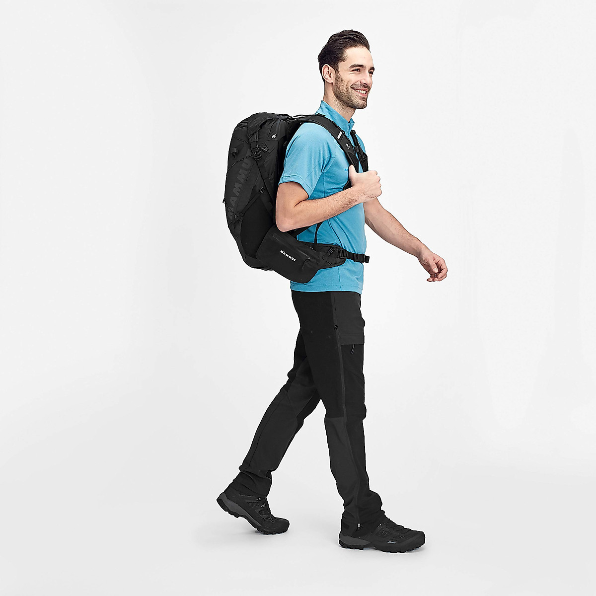 Mammut 2530-00340 Ducan Spine Mountaineering Backpack, 28-35L, Black