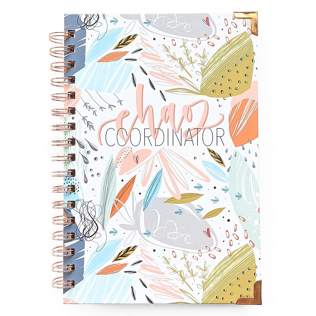 To Do List Notebook - Chaos Coordinator by June & Lucy (Rose Gold Spiral & Corner Protectors)