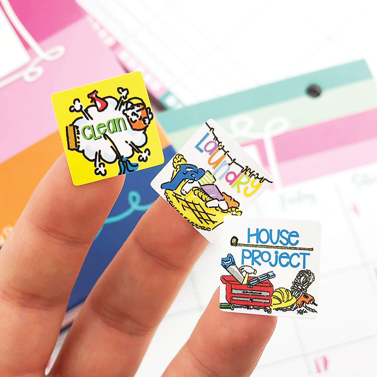 Busy Mom Planner Sticker Collection for Calendars, Planners. Appointment Reminder Stickers, Doctors, School, Birthdays, Play Dates, Events, Scrapbook, Wedding, Vacation | 864 Stickers