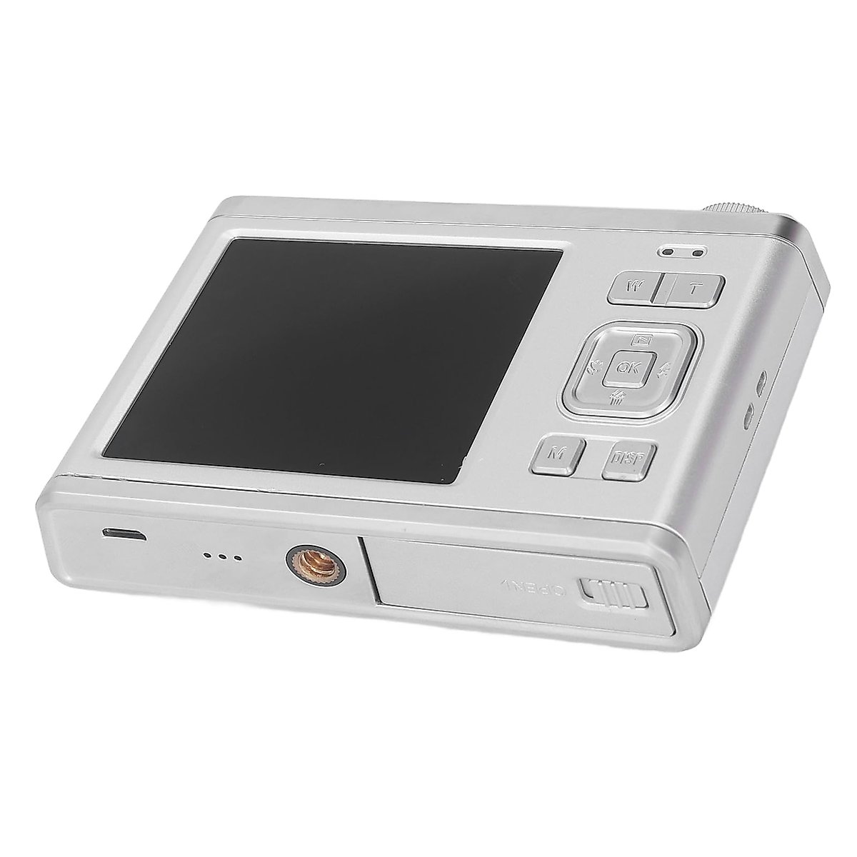 Compact Digital Camera, Autofocus 50MP and 30MP Digital Camera Built in Flash for Vlog (Silver)