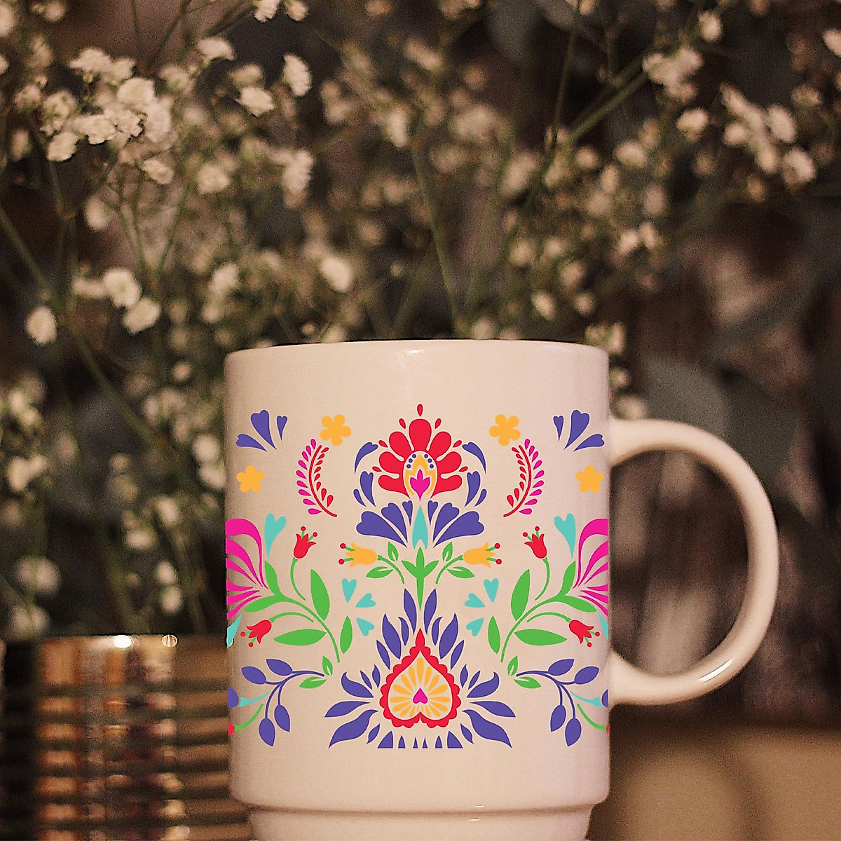 UV DTF Cup Wrap for Glass 16oz, 5 Sheetes uvdtf Eyes Transfers Stickers Cup Decals, Rub on Transfers Glass Cup Stickers for Tumbles Crafts, Permanent Adhesive, No Heat Needed