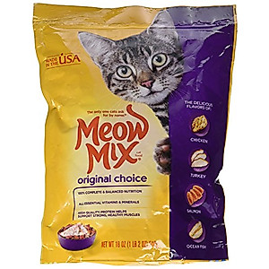 Meow Mix Original Dry Cat Food, 18-Ounce