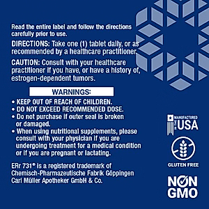 Life Extension Menopause 731 - Natural Supplement for Women Health - Menopause Relief Support Including Hot Flashes, Night Sweats & Mood Swings - Gluten Free, Non-GMO, Vegetarian - 30 Tablet