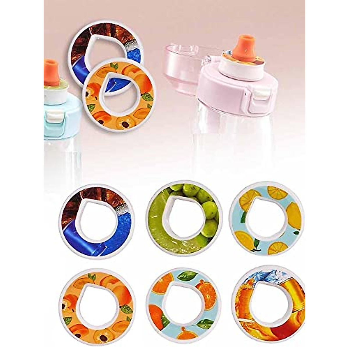Air Up Water Bottle Flavour Pods Pack, Air Up Water Bottle Flavour Pods Scented Fruit Infuser Water Bottle Scented Cartridge, Air Up Water Bottle Flavour Pods（7 flavors each）