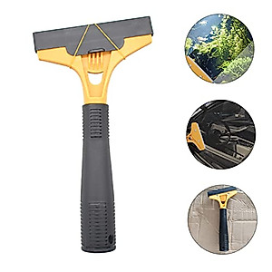 Amosfun 1pc Paint Scraper Steel Plastic Paint Spatula Cleaning Tool Home Tile Scraper