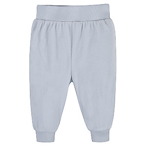 Gerber Baby Boys' 4-Pack Microfleece Pants, Navy/Gray, 3-6 Months