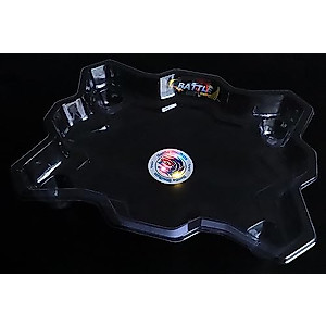 Aimoly Stadium Battle Arena for Beyblade Burst Battling Tops Game (Transparent)