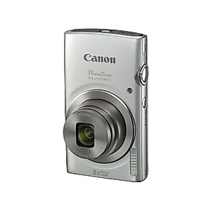 Canon PowerShot ELPH 180 Digital Camera w/Image Stabilization and Smart AUTO Mode (Silver) (Renewed)