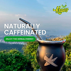 KRAUS Organic Yerba Mate | Pure Leaf | unsmoked | Authentic Flavor | USDA | 100% Organic | 1.1 LB / 500 g / 17.6 oz